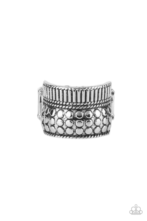 Tenacious Texture - Silver Ring – Treasures with Tara